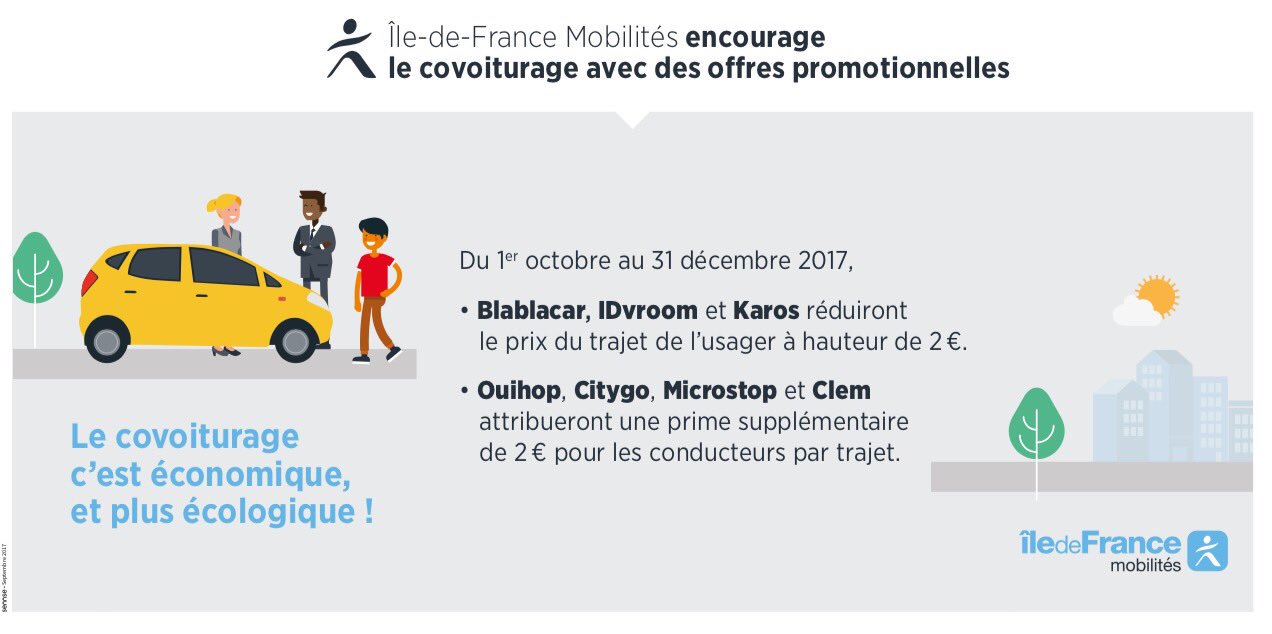 Tous ensemble pour le covoiturage: Rezo Pouce partenaire d'IDF Mobilités
